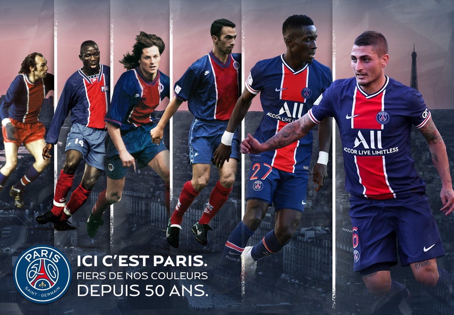 Le nuove maglie Nike del PSG 2020-2021